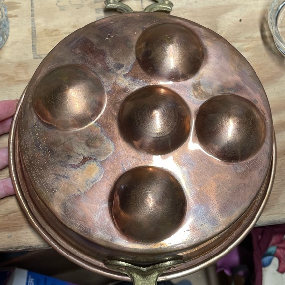 Kitchen | Vintage Copper Egg Poaching Pan | Poshmark